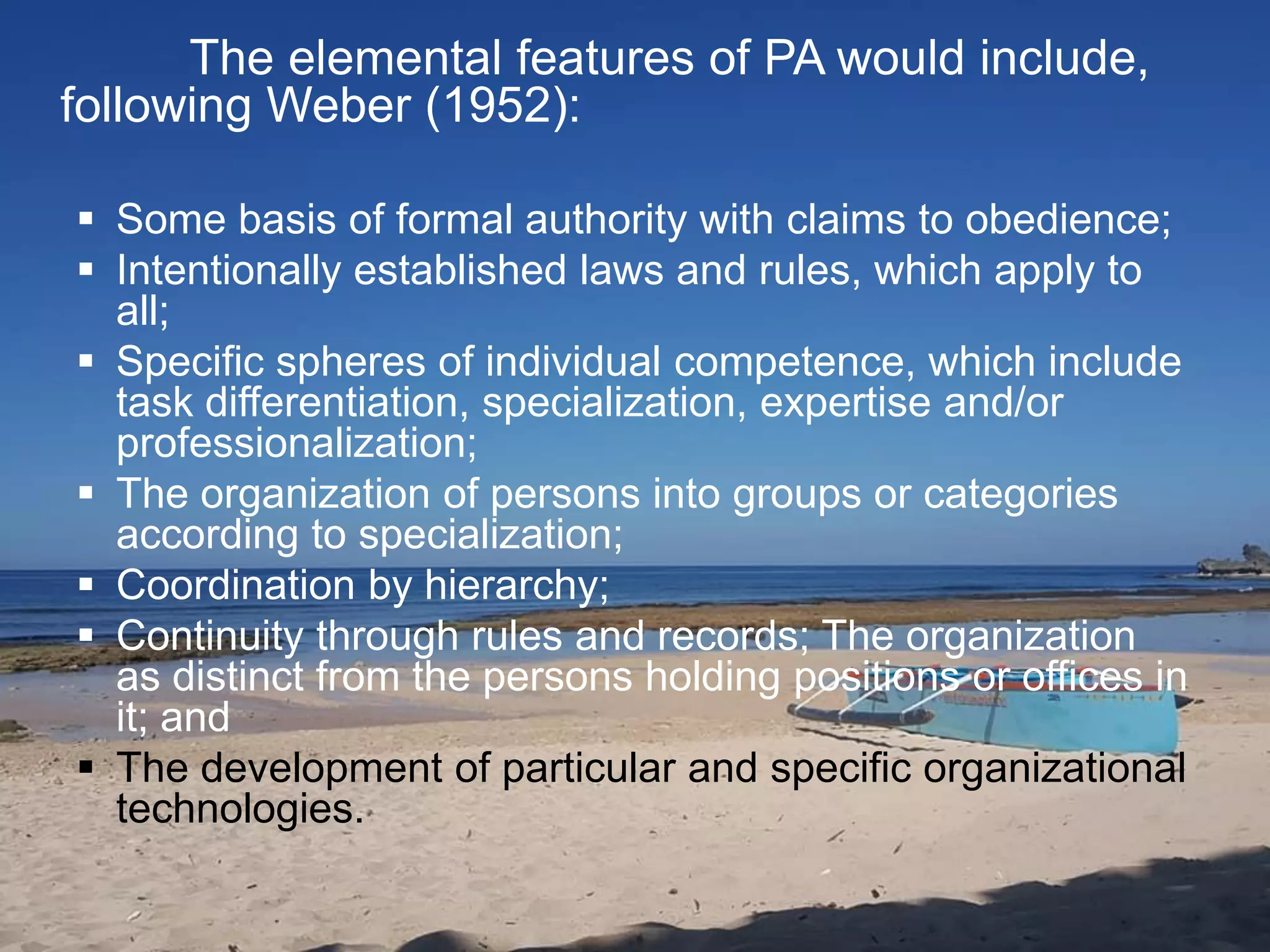 Key Concepts, Theories of Public Administration | PDF