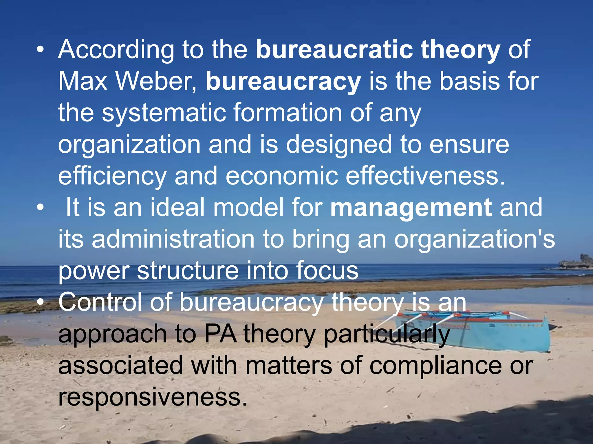 Key Concepts, Theories of Public Administration | PDF | Education