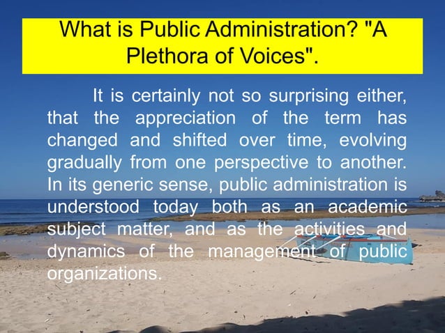 Key Concepts, Theories of Public Administration | PDF | Education