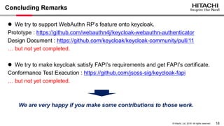 Implementing WebAuthn & FAPI supports on Keycloak | PDF