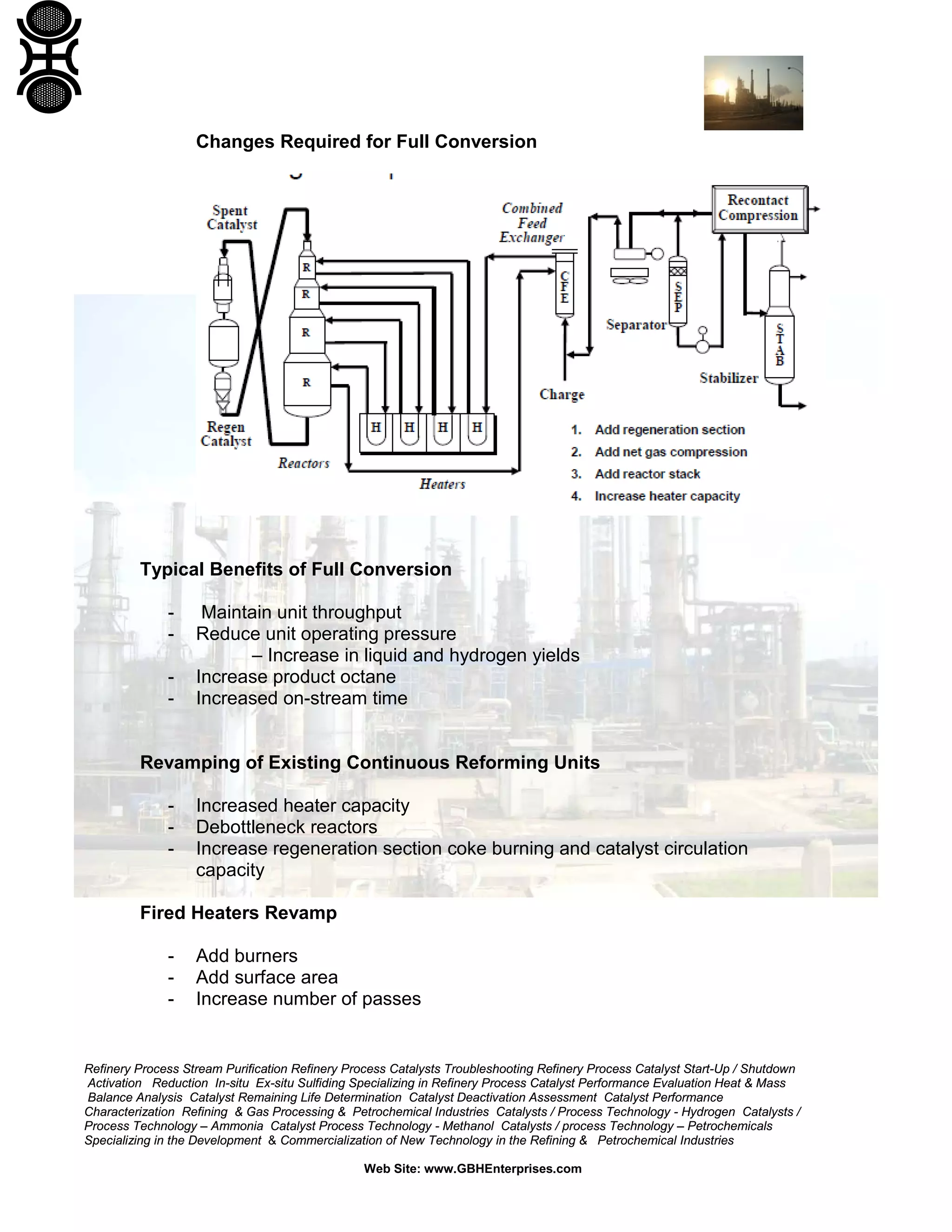 Key Considerations for a Reforming Unit Revamp | PDF