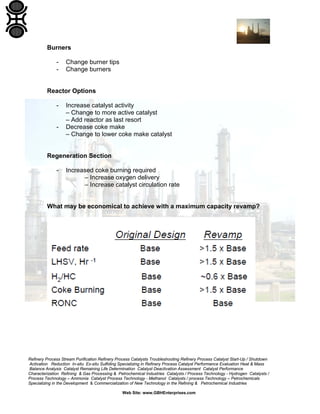 Key Considerations for a Reforming Unit Revamp | PDF
