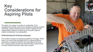 Key Considerations for Aspiring Pilots: An Overview | PPTX