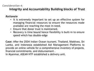7 Key considerations in disaster recovery and reconstruction | PDF