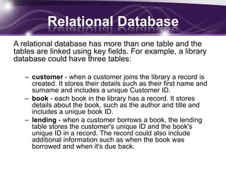 Key database terms | PPTX