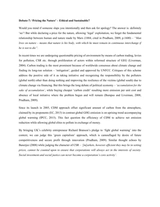 Key Debates in Environmental Governance | PDF