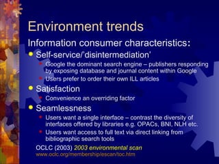 Key developments in electronic delivery in LIS 2005-2008 | PPT