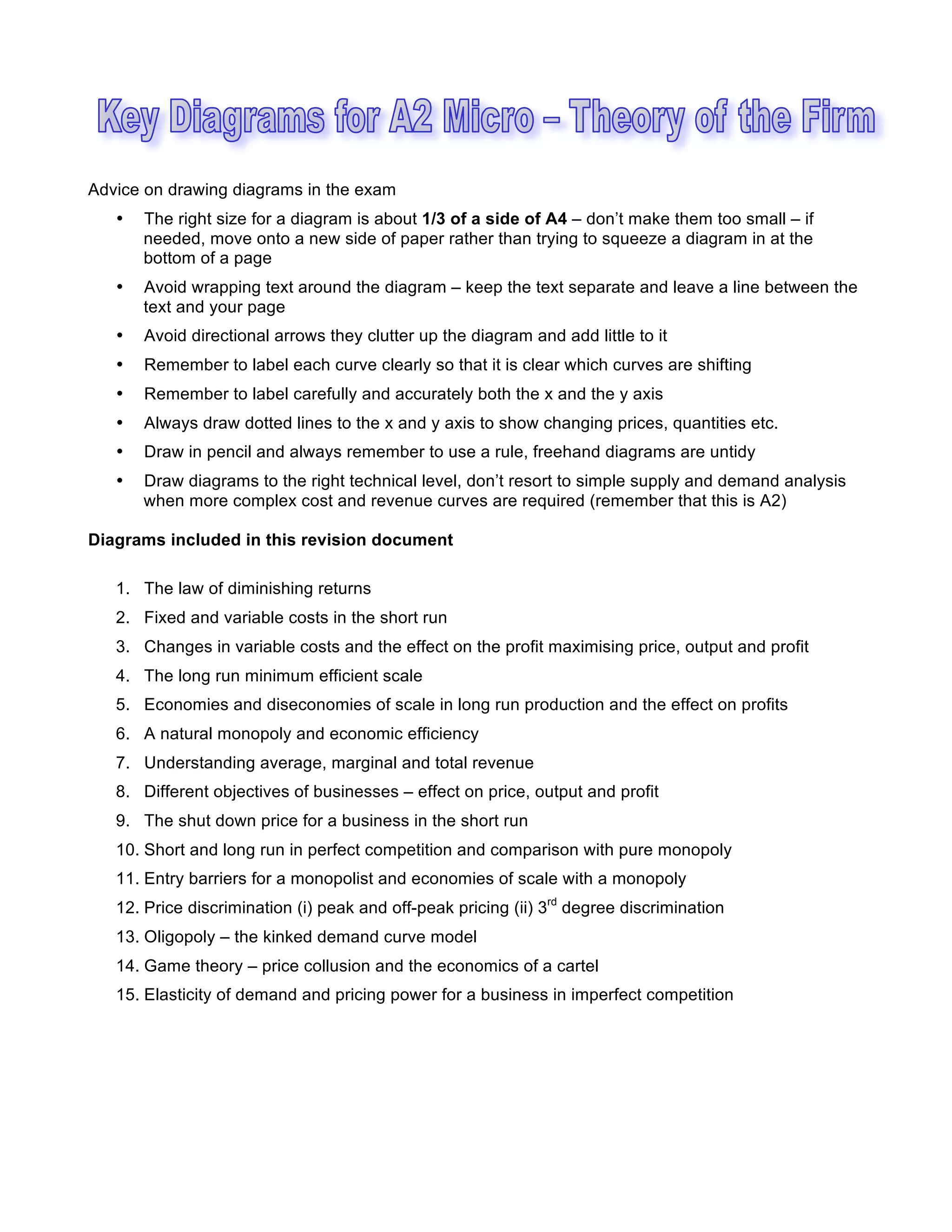Key diagrams for unit 3 | PDF
