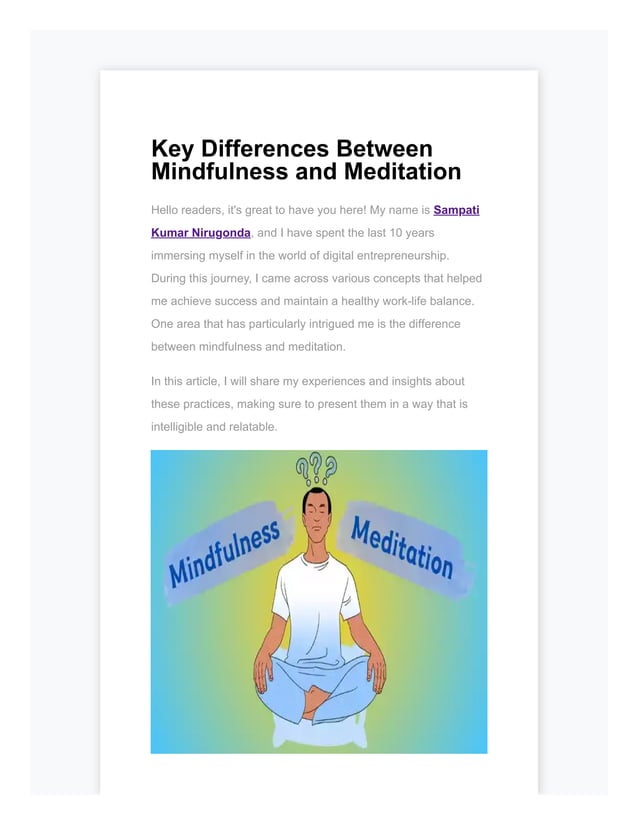 Key Differences Between Mindfulness and Meditation.pdf