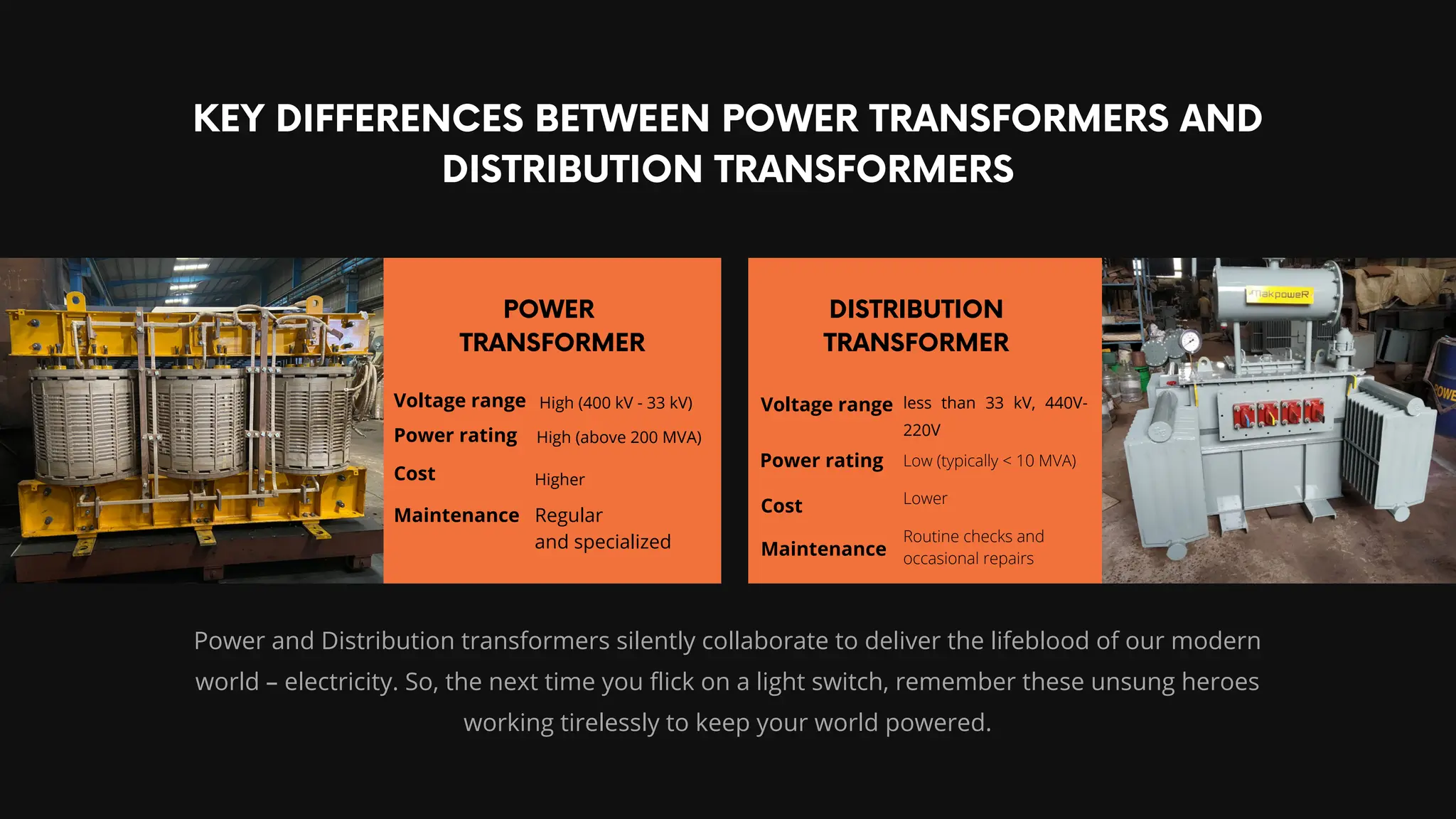 Key Differences Between Power Transformer and Distribution Transformer.pdf