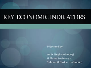 Key economic indicators 3 25_60 | PPT