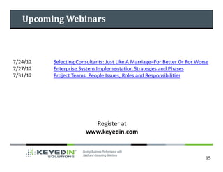 Support for the new system go live is just the beginning | PPT