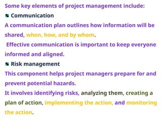 Key Elements in project management by Megersa Bayisa.pptx