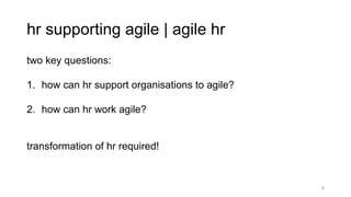 Key elements of agile HR | PPTX