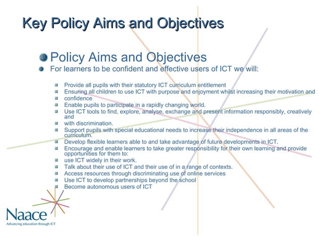 Key elements of an ICT vision statement | PPT