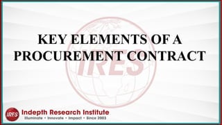 Key Elements of a Procurement Contract.pptx