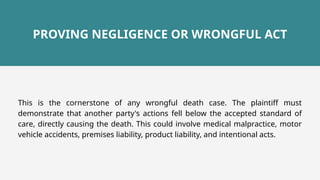 Key Elements of a Successful Wrongful Death Claim in Atlanta | PPTX