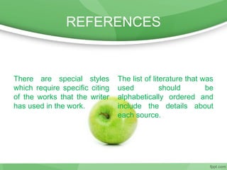 Key elements of a term paper outline | PPT