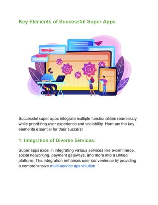 Key Elements of Successful Super Apps... | PDF