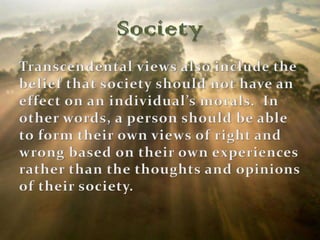 Key elements of transcendentalism | PPTX