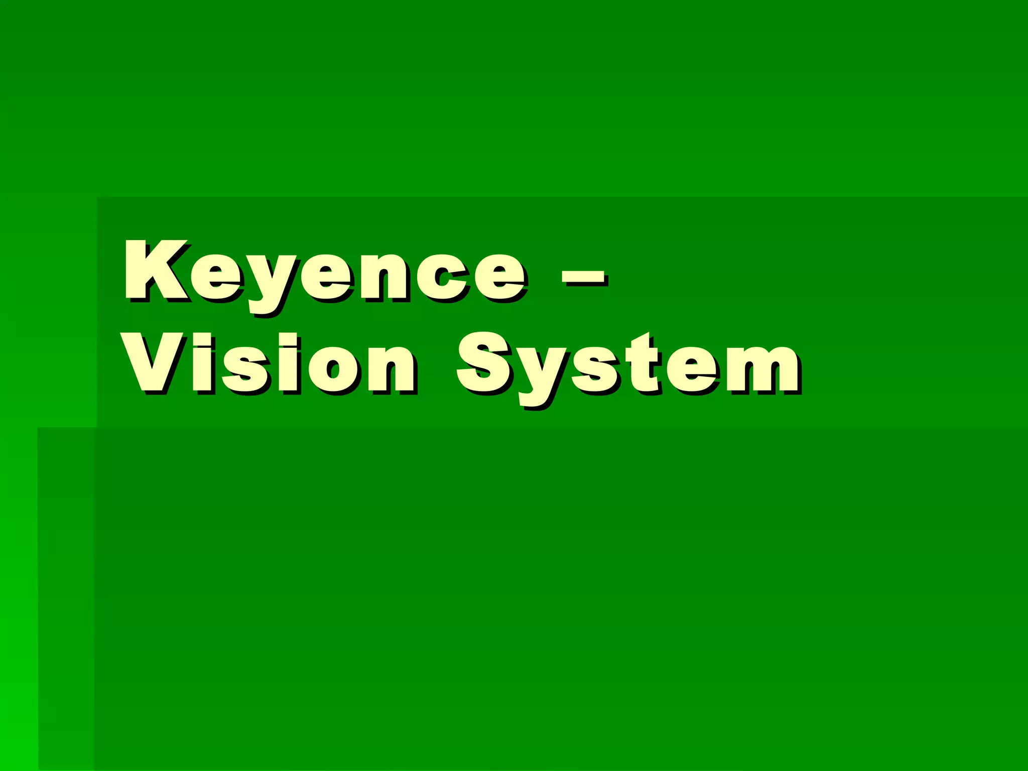 Keyence | PPT
