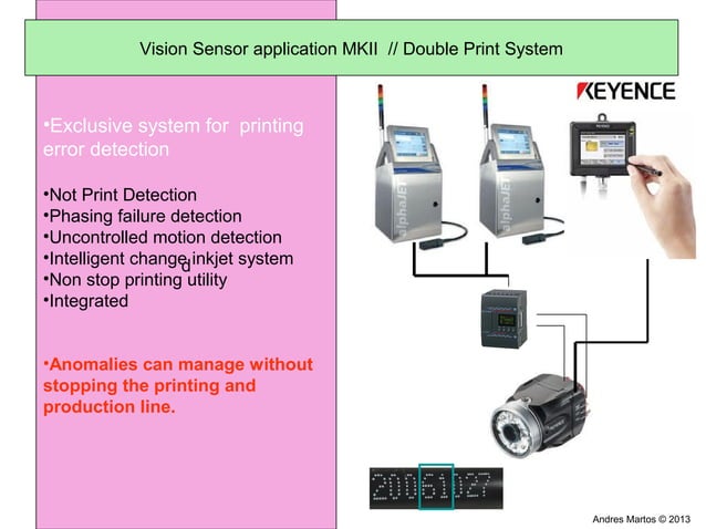 Keyence iv vision sensor on cable marking | PPT