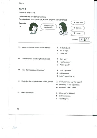 Key english test 4 | PDF