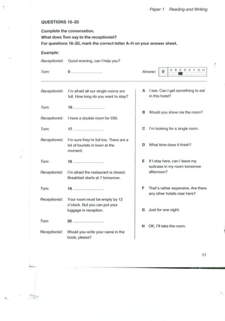 Key english test 4 | PDF