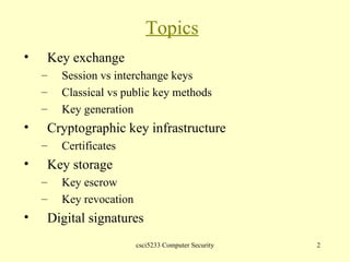 Key Exchange | PPT