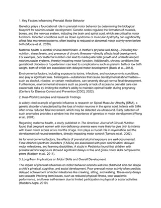 Key factors influencing prenatal motor behavior.docx