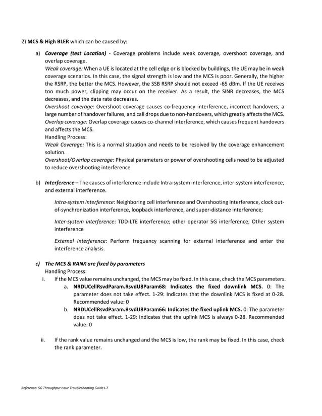 Key Factors that affect 5G Throughput, Possible Causes and Ways to optimize.pdf