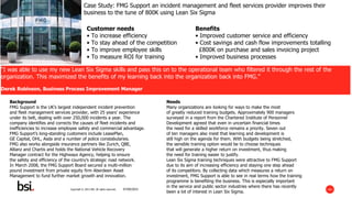 Key Facts Document - Successful Lean Six Sigma Deployments Supported By ...
