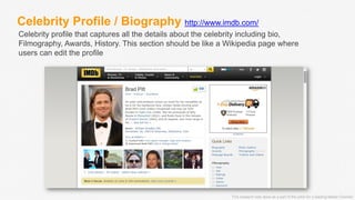 Key features for Building an Online Celebrity Community | PDF | Social ...