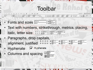 Key Features of Indesign for my Final Product | PPTX