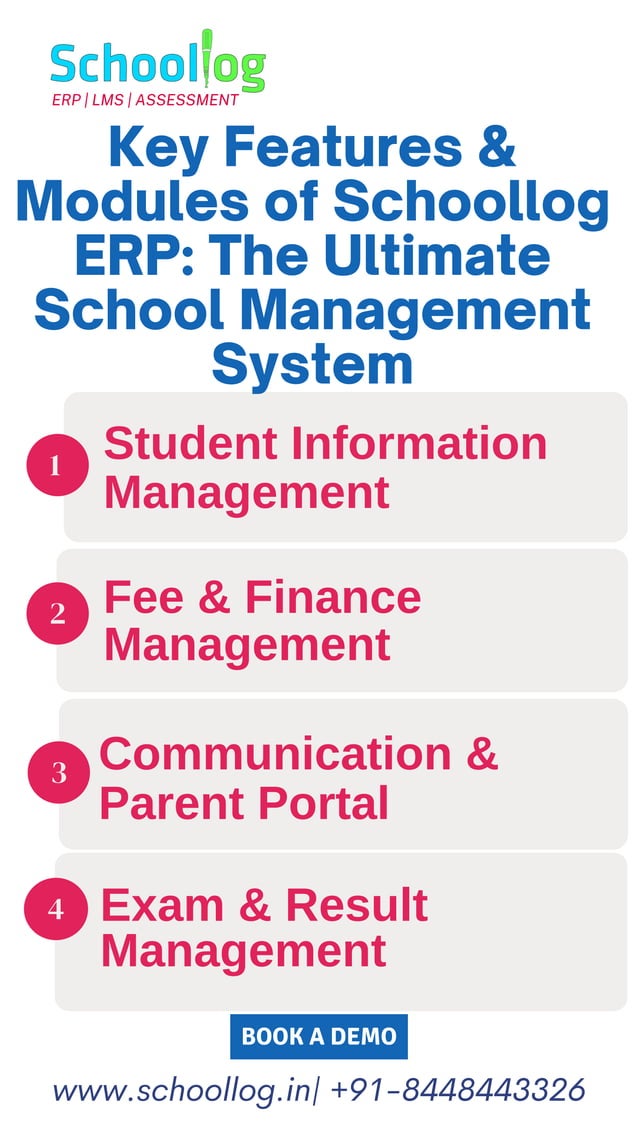 Key Features & Modules of Schoollog ERP The Ultimate School Management ...