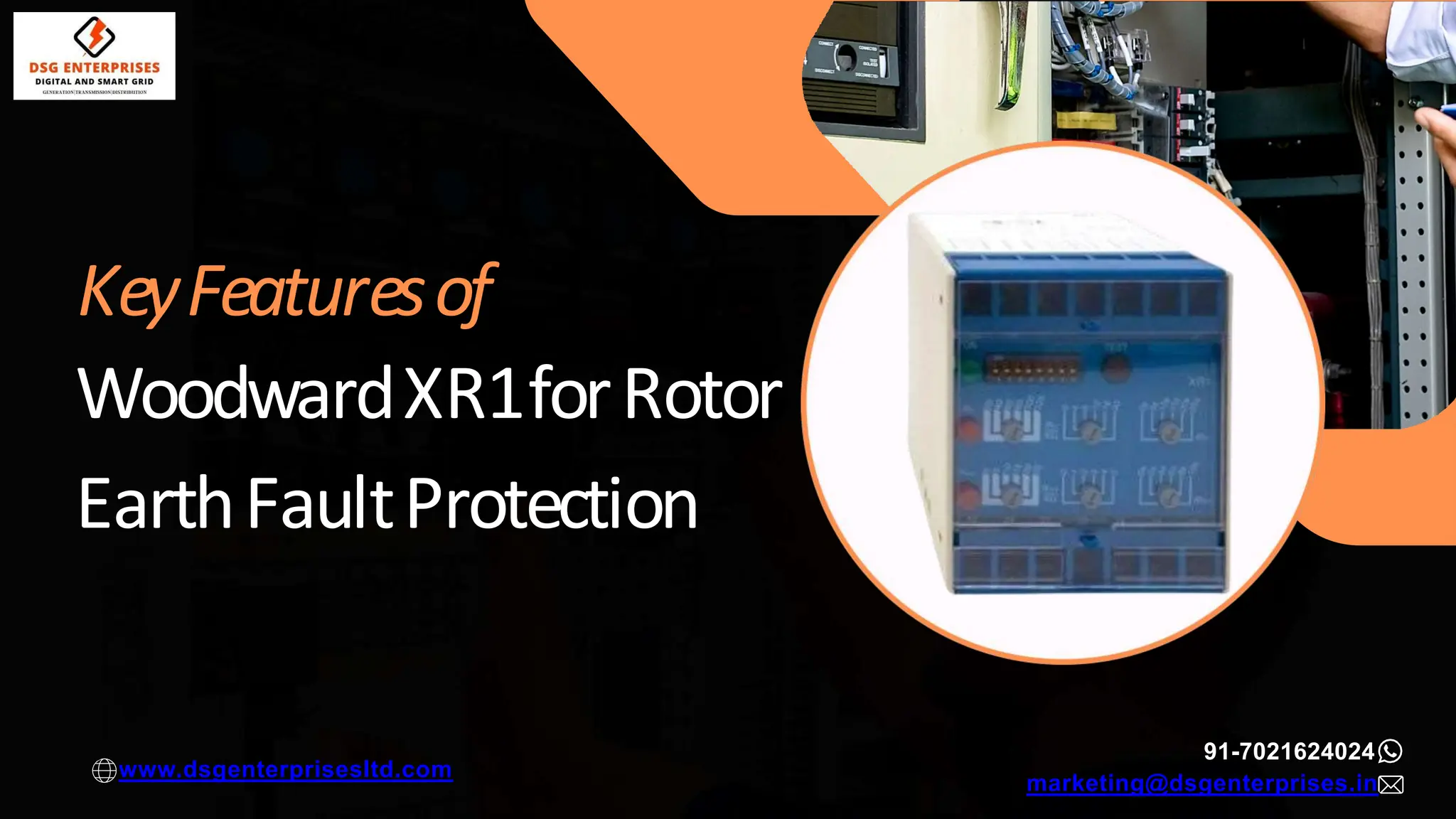 Key Features of Woodward XR1 for Rotor Earth Fault Protection | PPTX