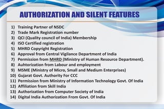 Key features Of All India Computer Saksharta Mission | PDF