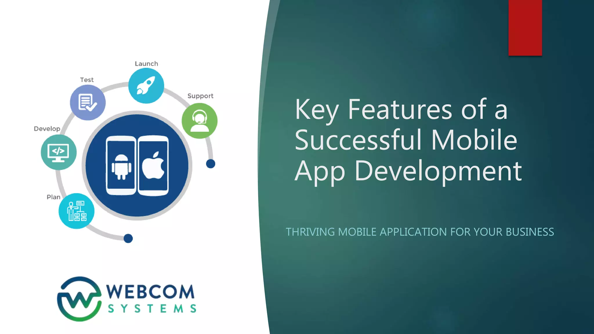 Key Features of a Successful Mobile App Development | PPT