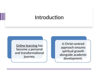 Grow in Faith with Distance Education Today | PPTX