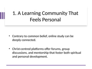 Grow in Faith with Distance Education Today | PPTX