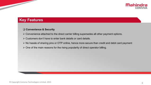 Key Features of Direct Operator Billing | PPT