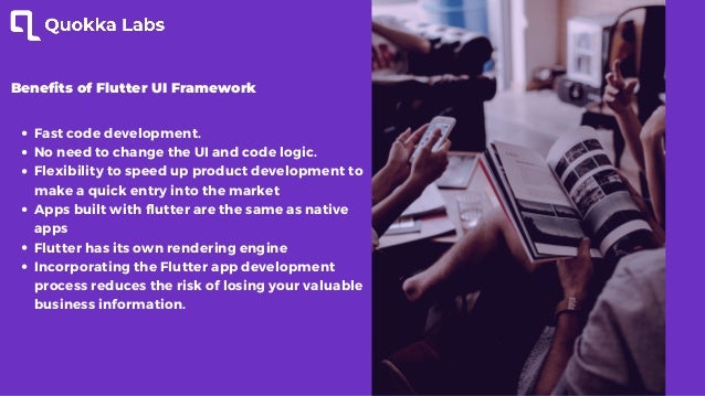 Key Features Of Flutter During Mobile Application Development Ppt