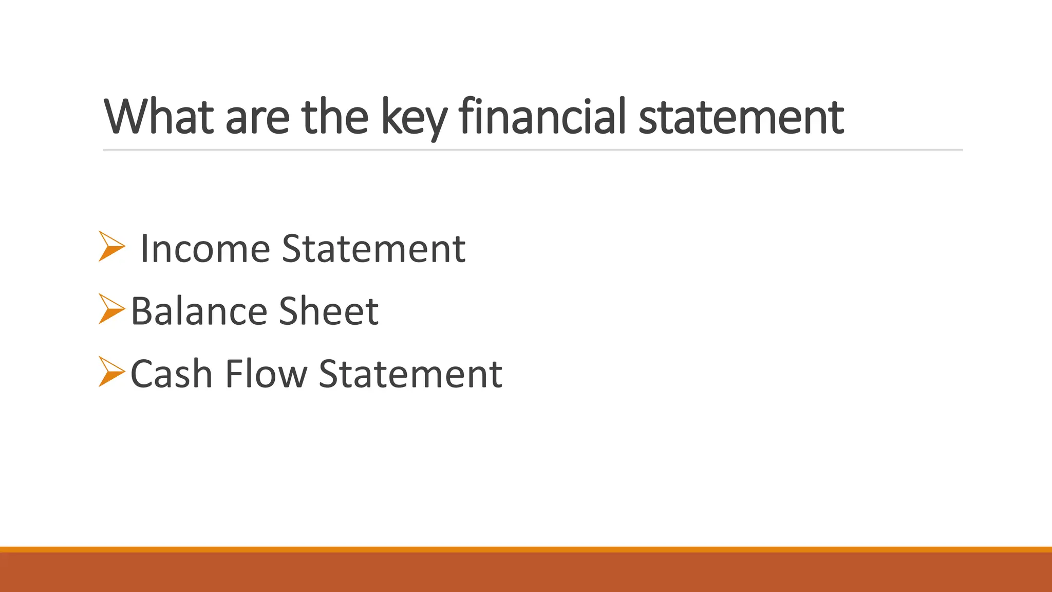 Key Financial Statement.imcome statement, balance sheet,cash flow ...