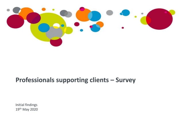 Professionals supporting clients | PPT
