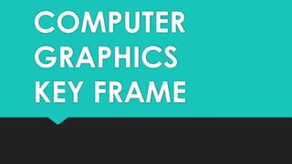 INTRODUCTION TO KEY FRAME SYSTEMS IN COMPUTER GRAPHICS | PPTX ...