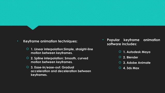 INTRODUCTION TO KEY FRAME SYSTEMS IN COMPUTER GRAPHICS | PPTX ...