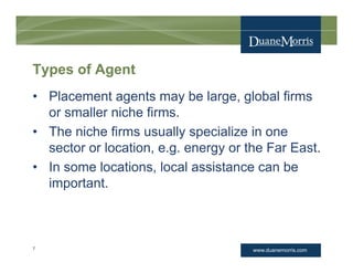 key_fundraising_issues_placement_agents.pdf | Stocks and Bonds ...