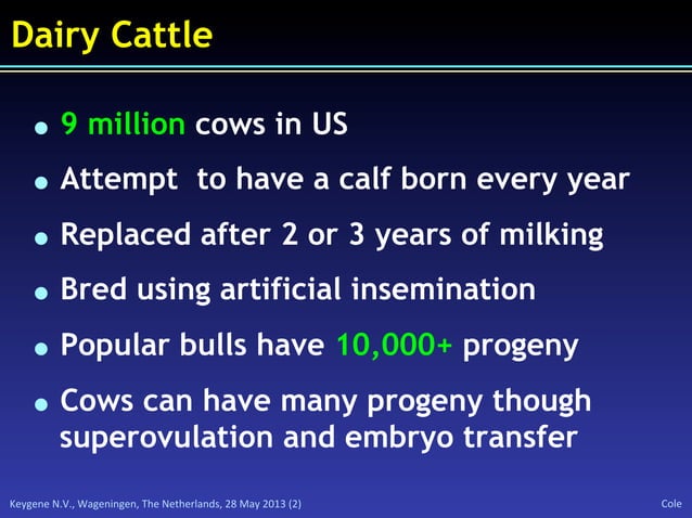 Genomic selection and systems biology – lessons from dairy cattle ...