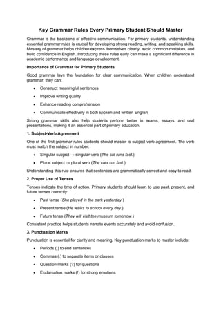 Key Grammar Rules Every Primary Student Should Master.pdf