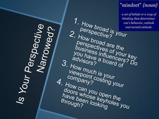 Keyhole perspective | PPTX